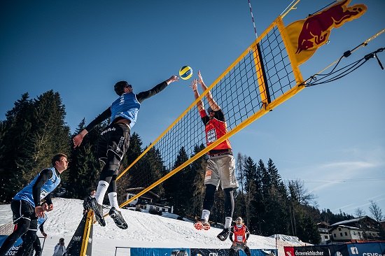 The first day of the Snow Volleyball European Tour 2021 | CEV